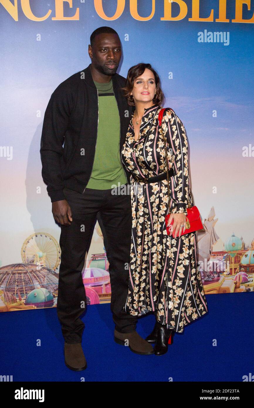 Omar Sy et son épouse Helene Sy assistent à la première du film « le ...