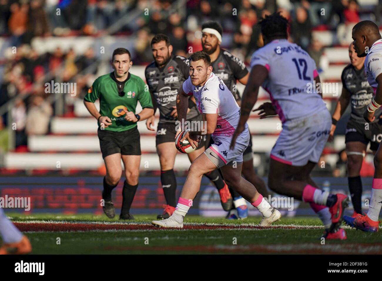 Joris Segonds (SF) lors du match de rugby TOP 14 entre RC Toulon et ...