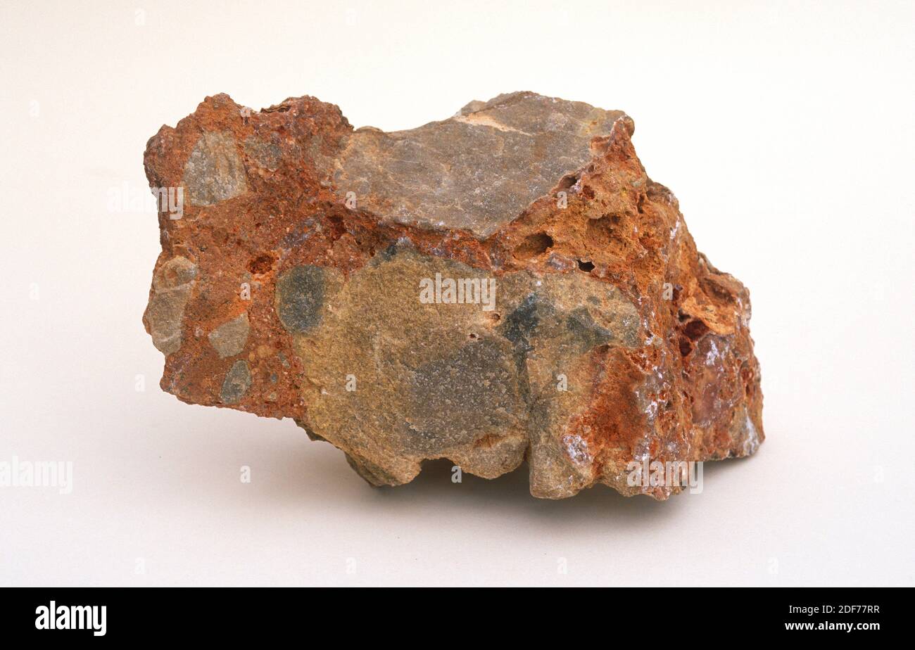 Sedimentary rock conglomerate Banque de photographies et d’images à ...