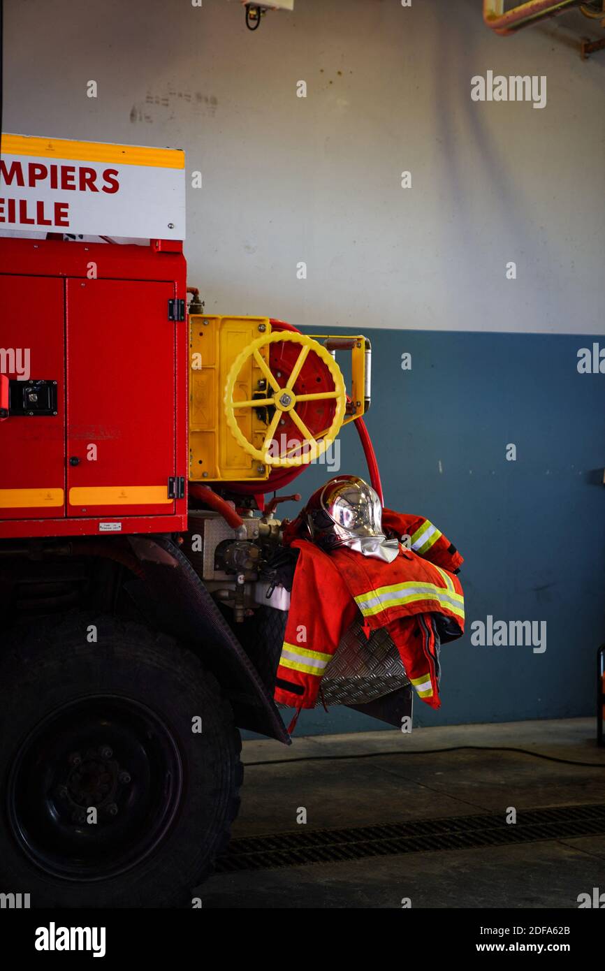 Ambiance pompier lors de la visite de Geneviève Darrieussecq au ...