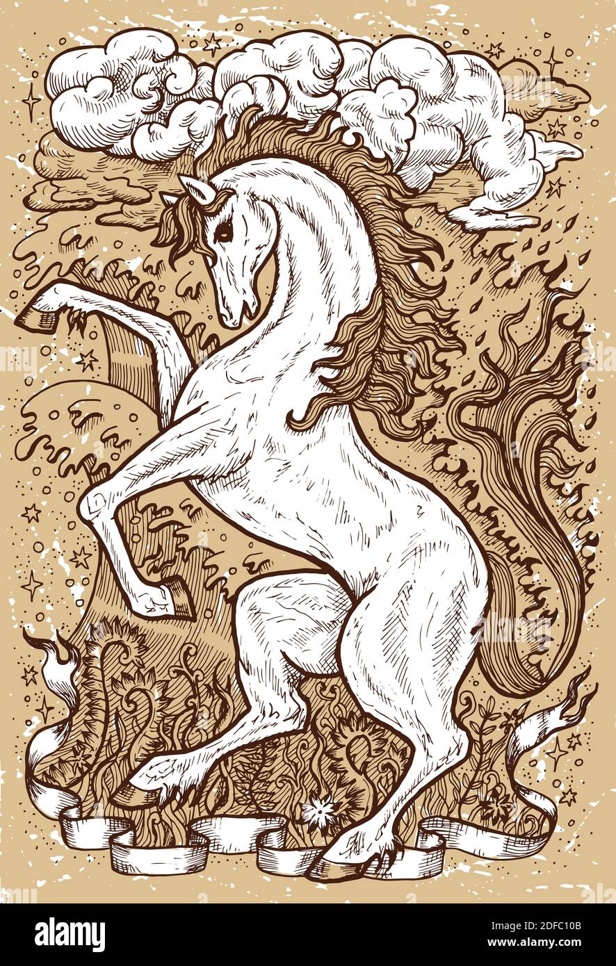 Animal Fable Banque d'images vectorielles - Alamy