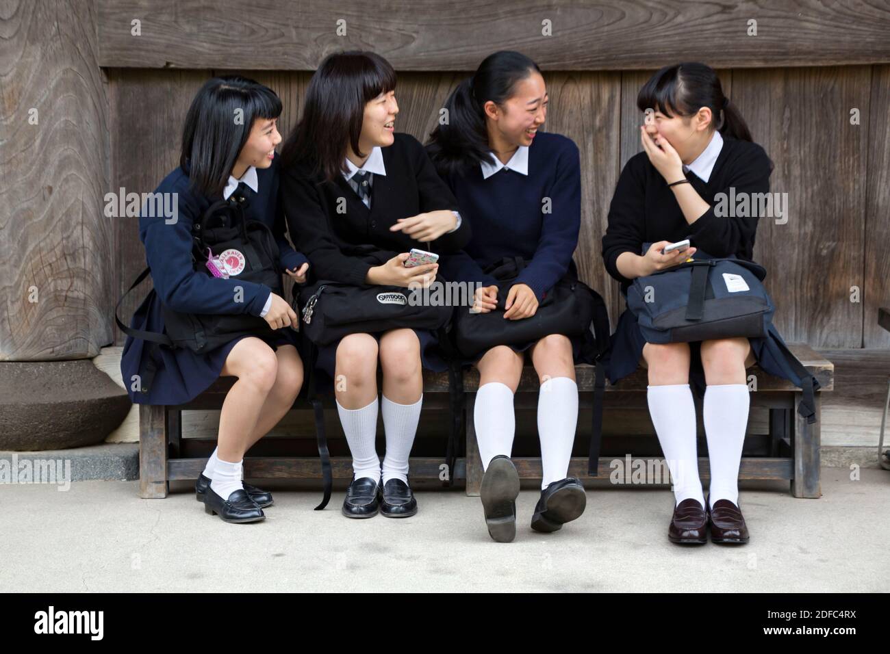 Japan school girls Banque de photographies et d’images à haute ...