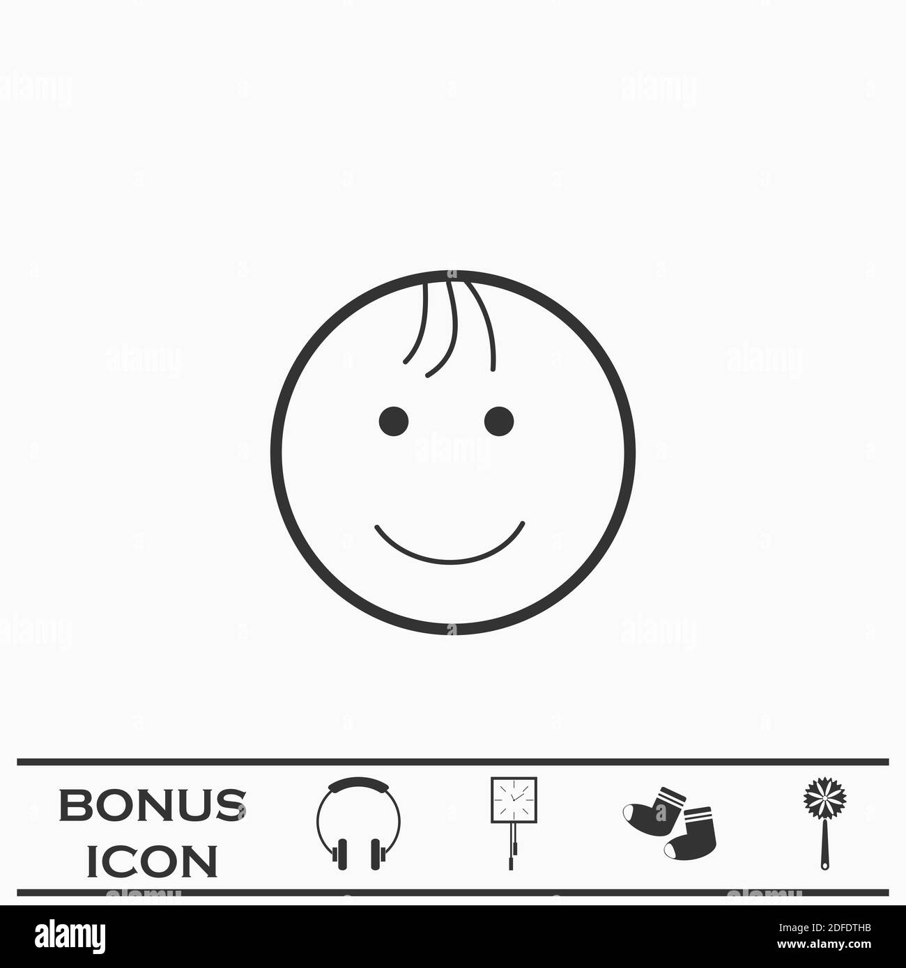 Personnes pictogramme rire Banque d'images noir et blanc - Alamy