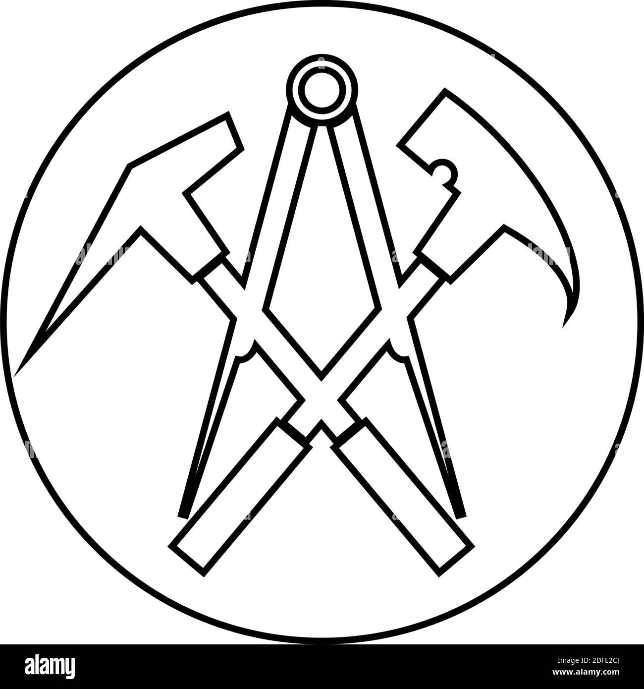 Logo de couvreur Banque d'images noir et blanc - Alamy