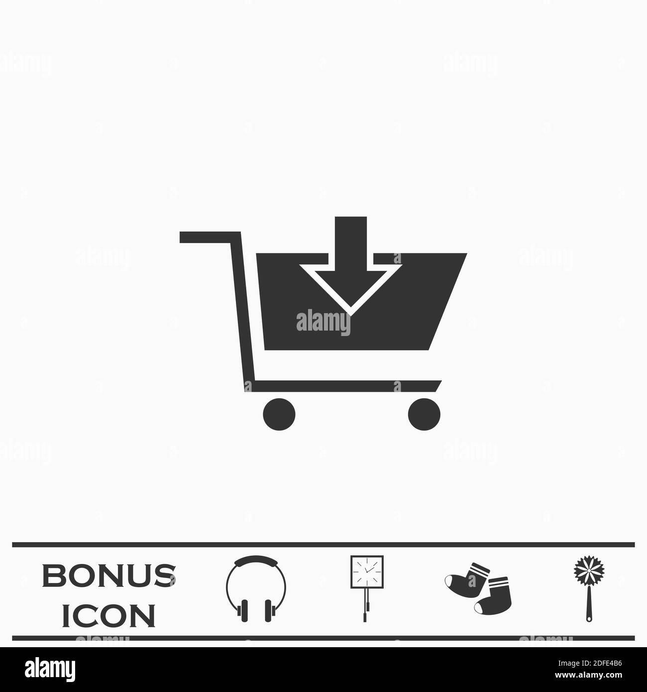 Icône d'achat en ligne. Pictogramme noir sur fond blanc. Symbole d ...