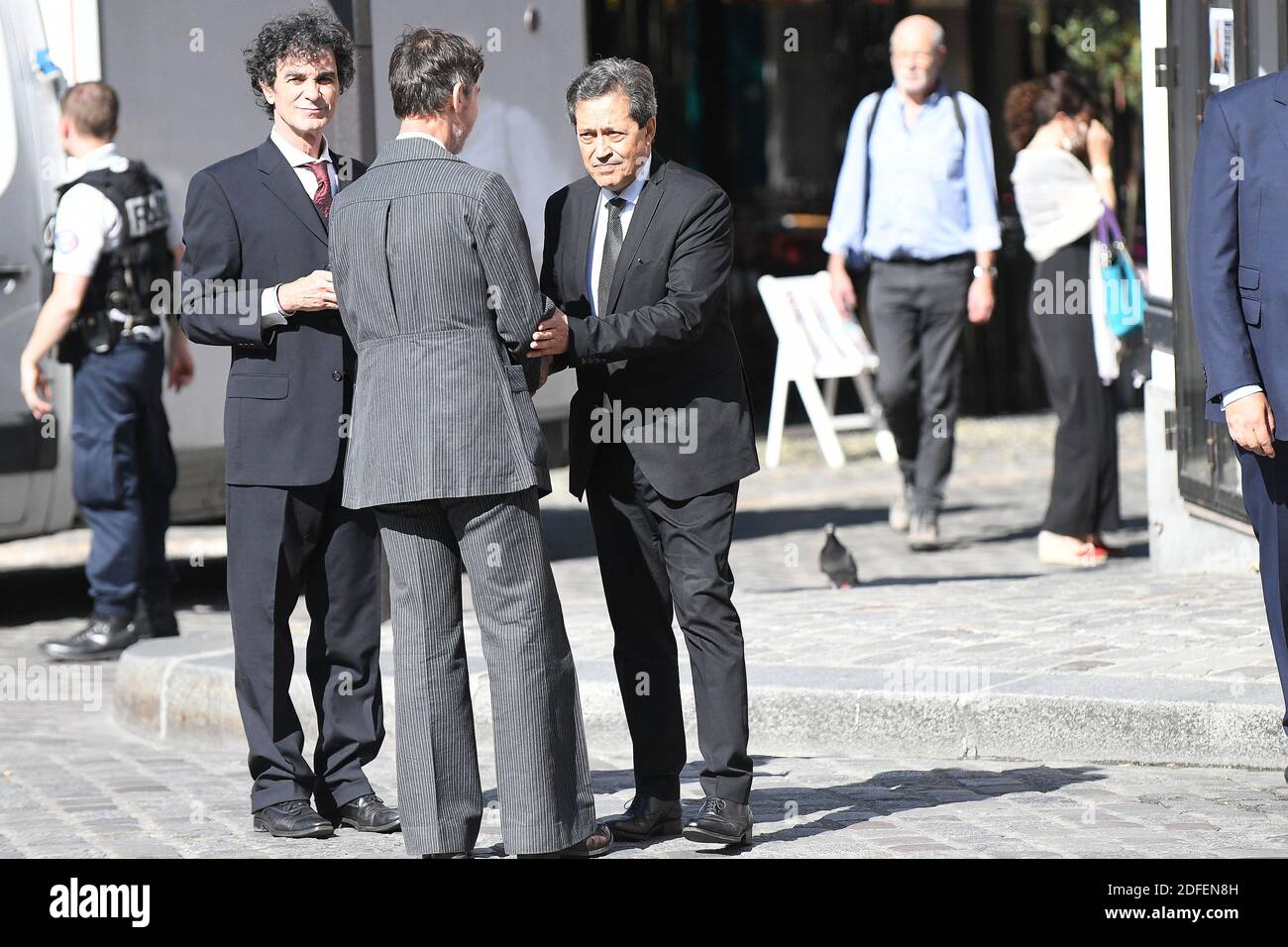 Georges Fenech lors des obséquelles d'Hermine de Clermont Tonnerre a ...