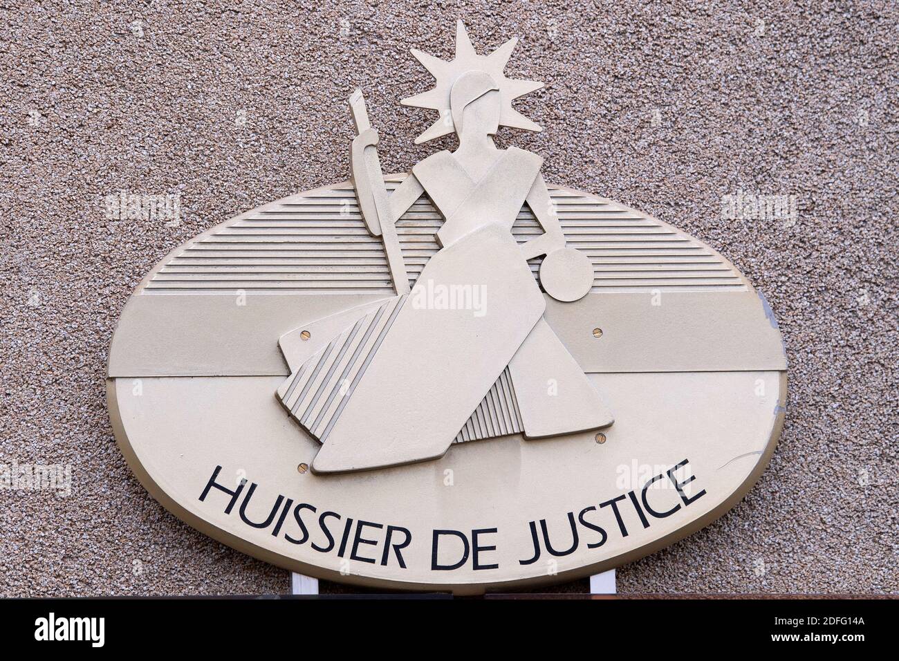 Logo huissier Banque de photographies et d’images à haute résolution ...