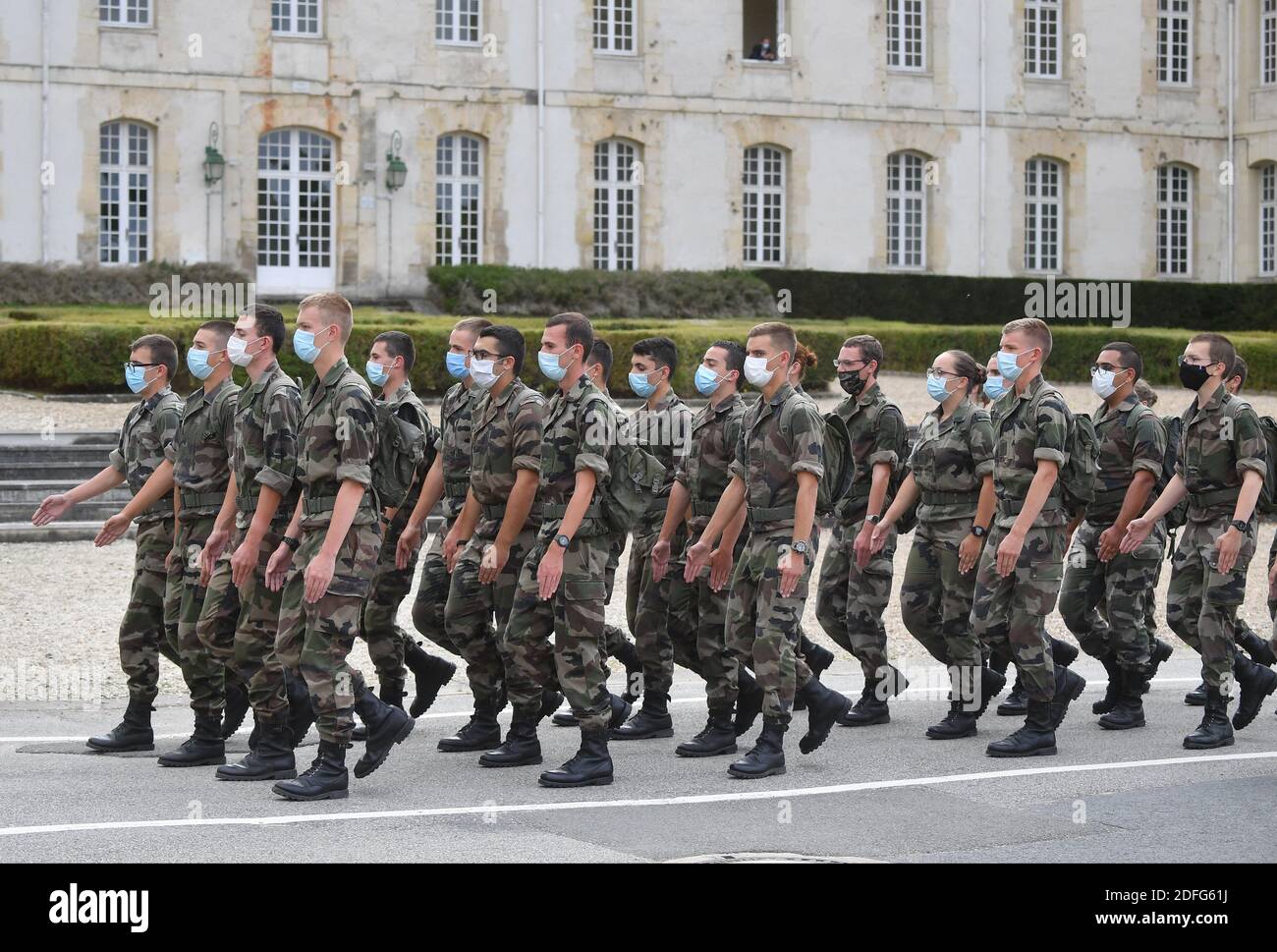 Le lycée militaire de Saint-Cyr à Saint-Cyr-l'Ecole, Yvelines, France ...