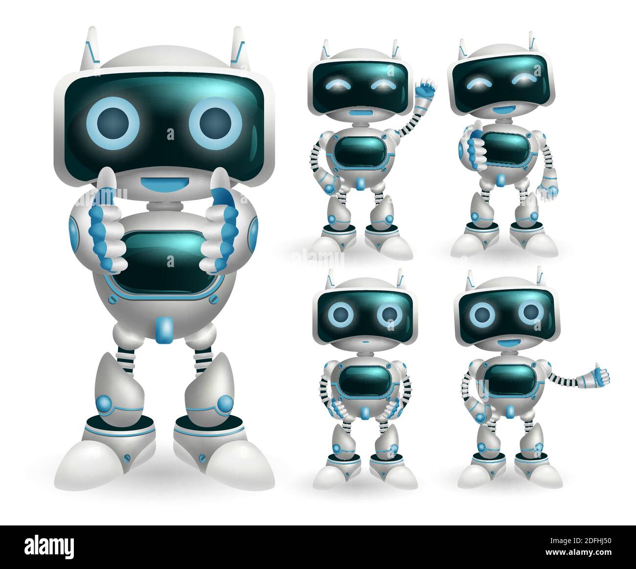 Robot heureux Banque de photographies et d’images à haute résolution ...