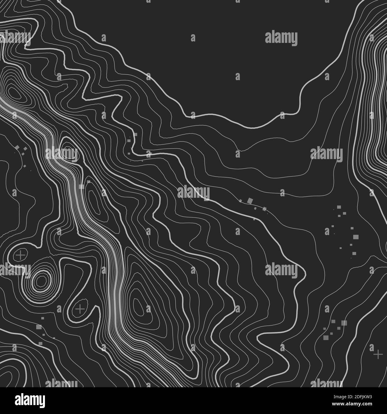 Fond de carte topographique avec espace à copier . Ligne topographie ...
