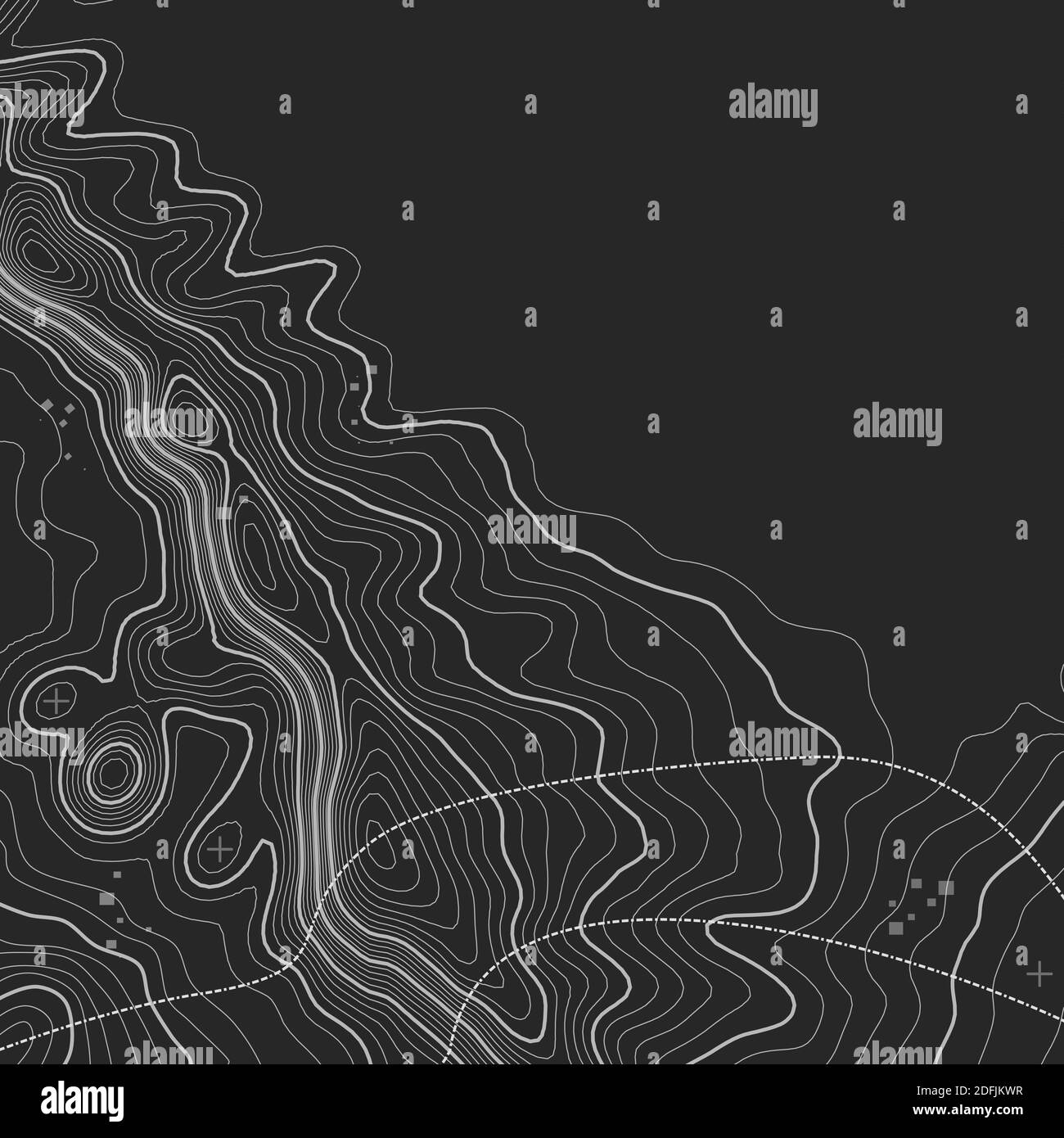 Fond de carte topographique avec espace à copier . Ligne topographie ...