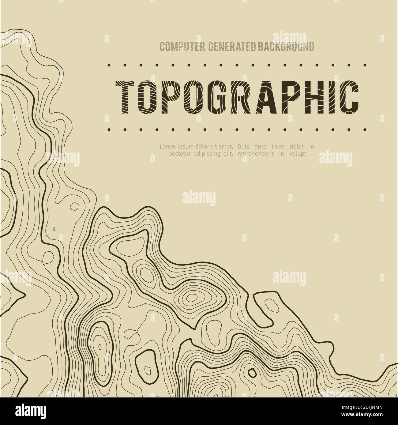 Les contours gris vector de la topographie. La montagne d'illustration ...