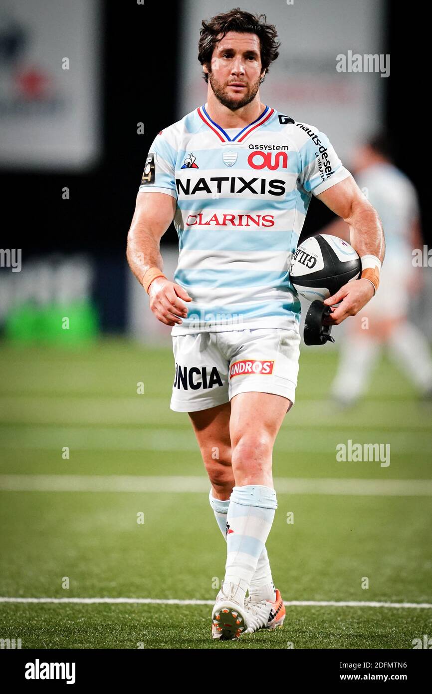 Maxime Machenaud (R92) lors du match DE rugby TOP 14 entre Racing 92 ...