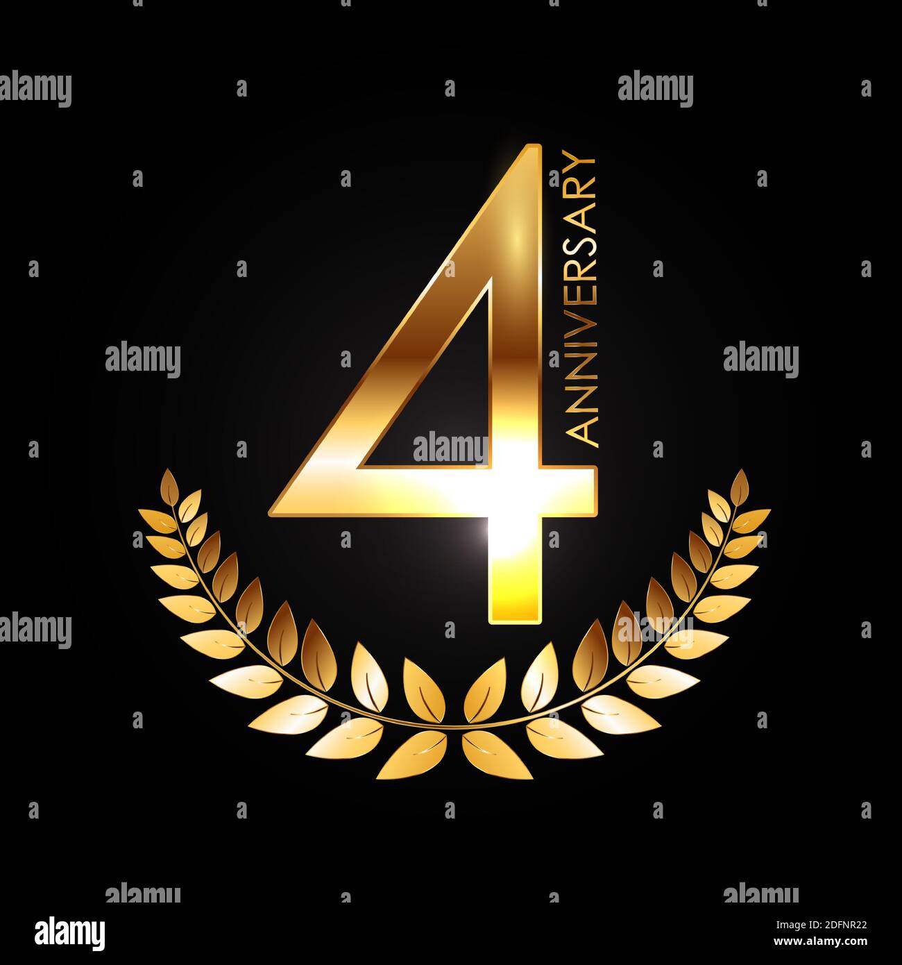 4 ans Banque d'images vectorielles - Alamy