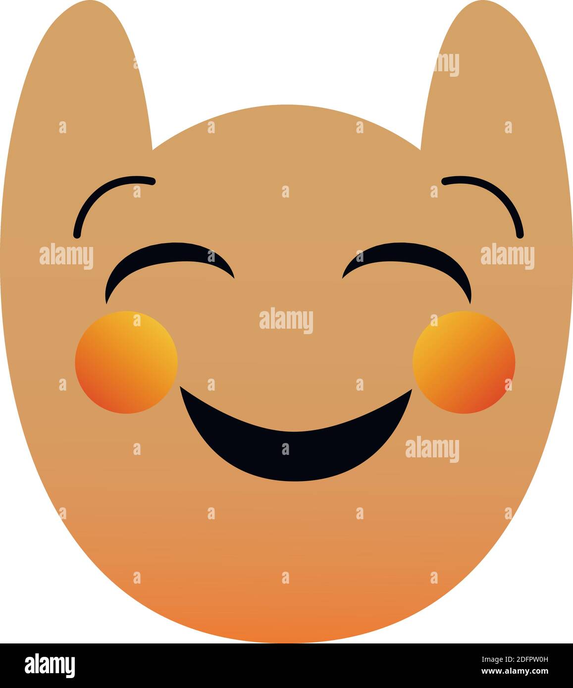 Embarrassed emoticon 3d Banque de photographies et d’images à haute ...