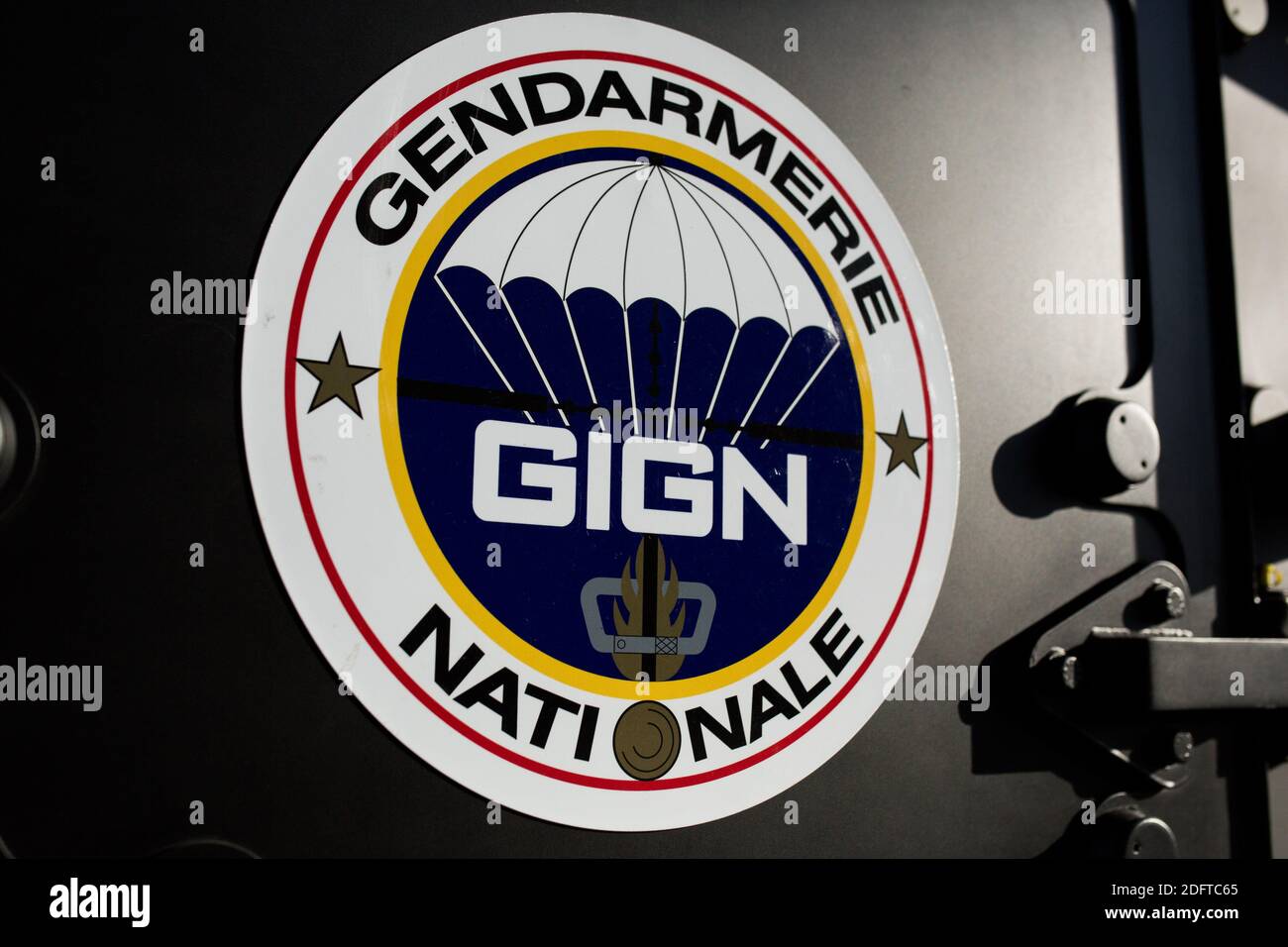 Logo GIGN. Le siège du Groupe d'intervention de la Gendarmerie ...