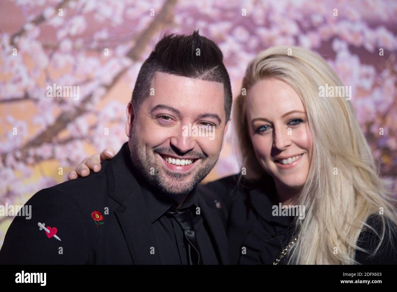 Chris marques et son épouse Jaclyn Spencer assistent à la première du ...