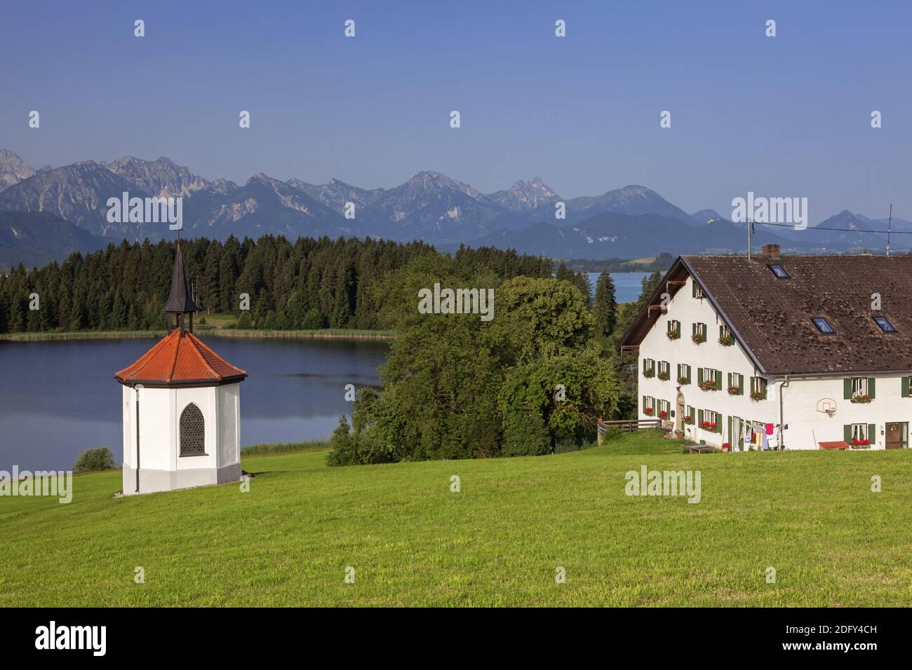 Lac de forgensee Banque de photographies et d’images à haute résolution ...
