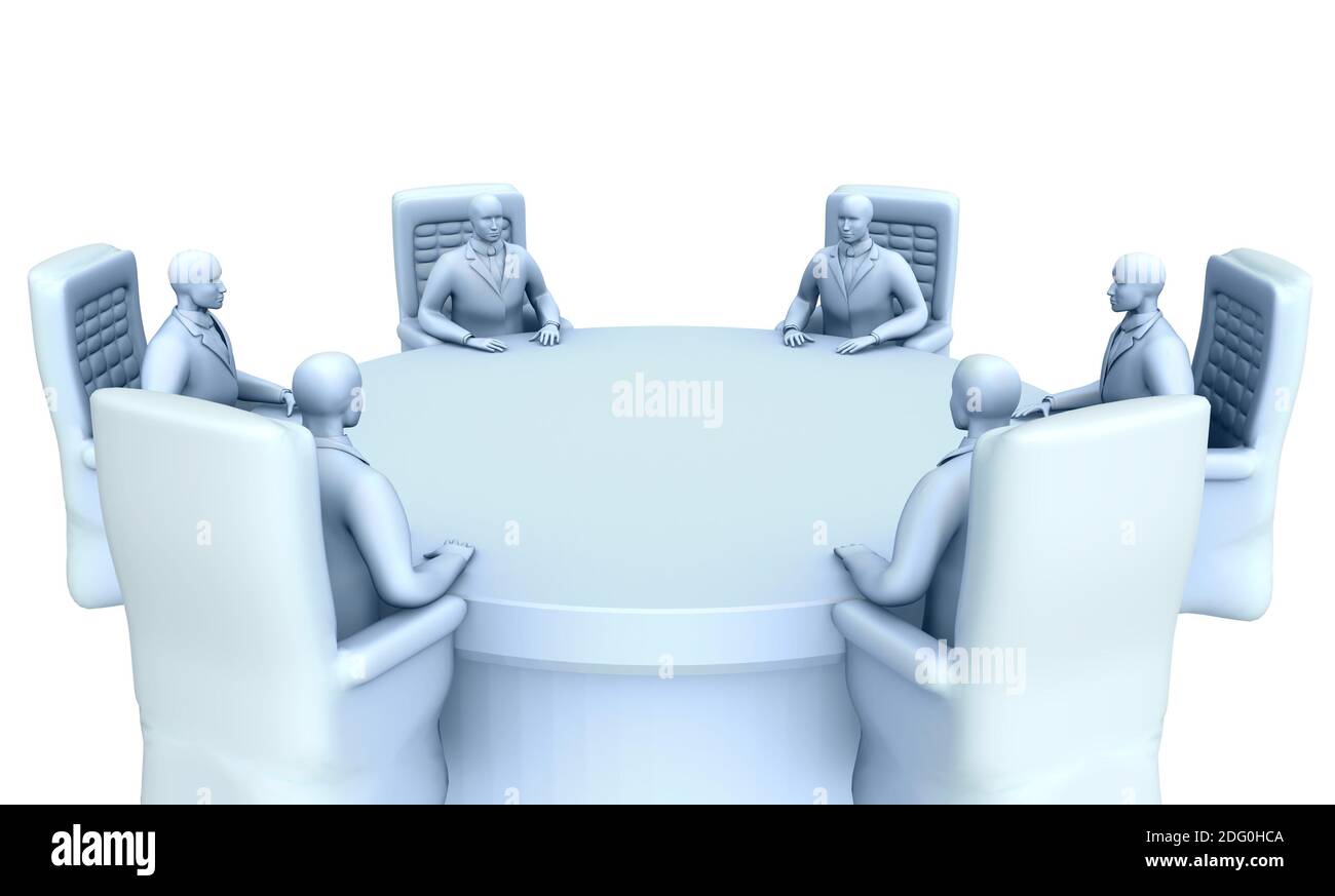 Meeting discussion round table Banque de photographies et d’images à ...