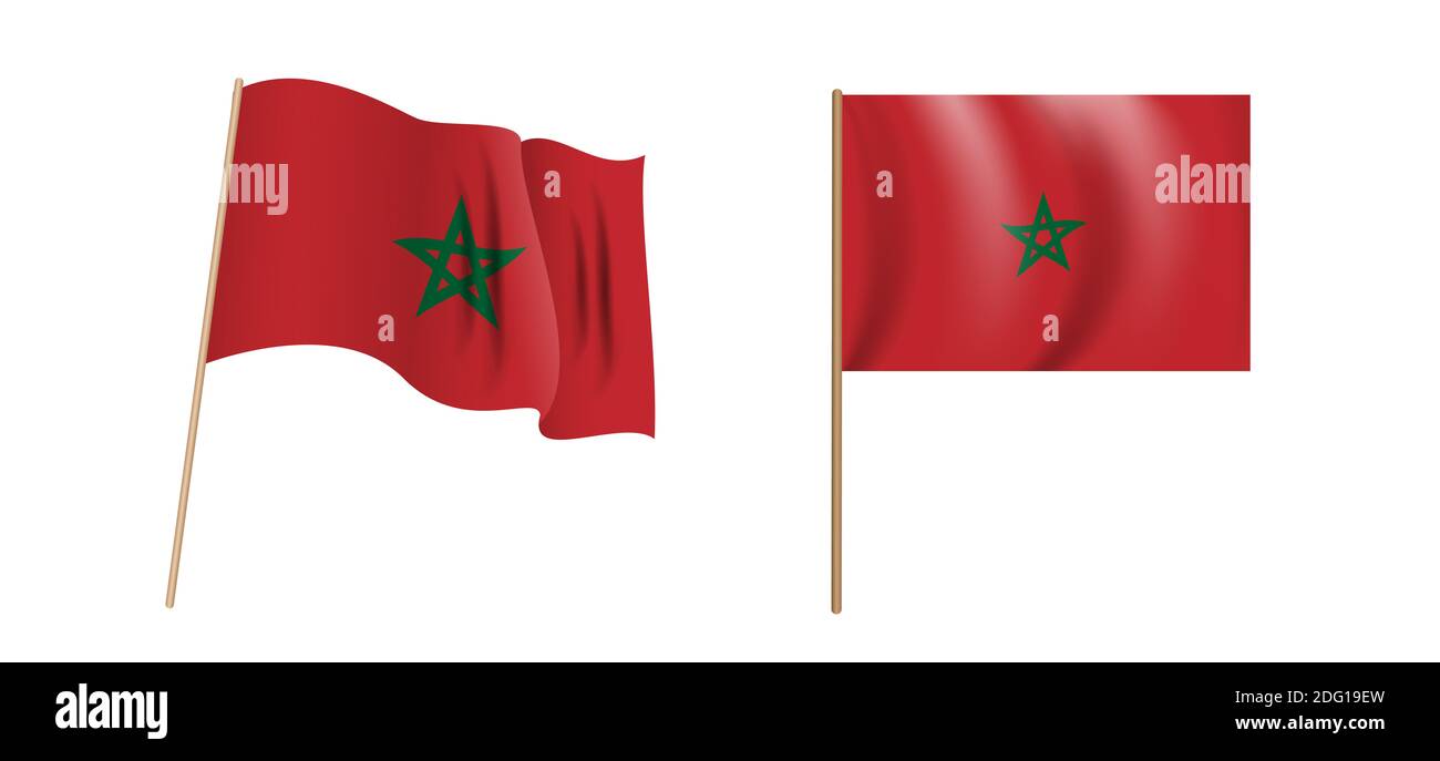 Drapeau du royaume du maroc Banque de photographies et d’images à haute ...