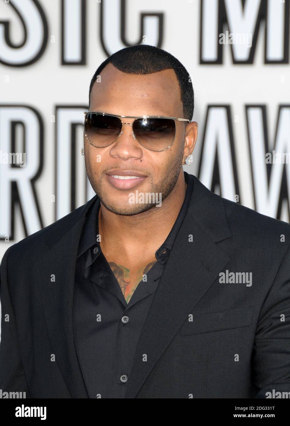 FLO Rida au MTV Video Music Awards 2010 (MTV VMA) au Nokia Theatre ...