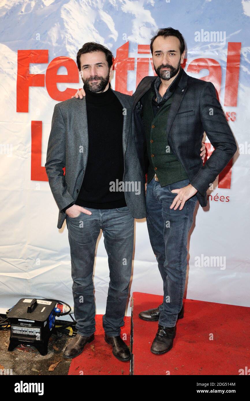 Mikael Fitoussi et Gregory Fitoussi assistent un photocall eurs du ...