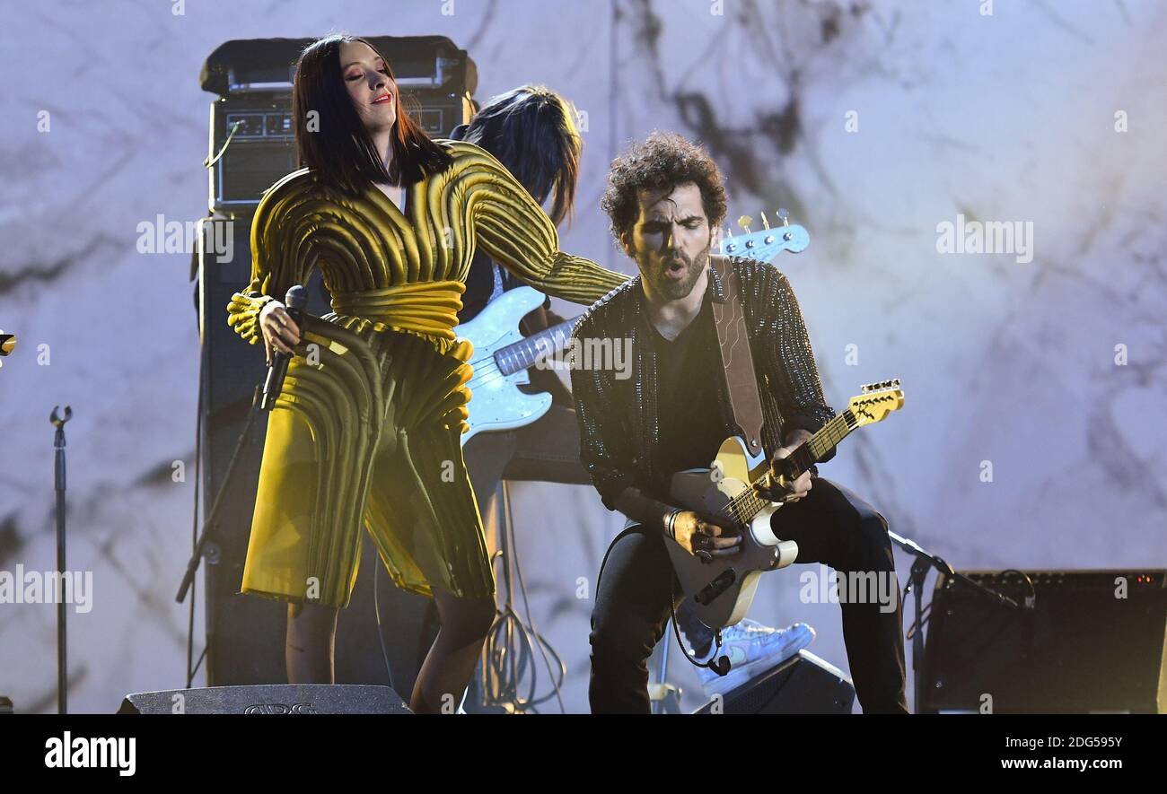 Simone Ringer et Raoul Chichin du groupe Minuit lors de la 32e ...