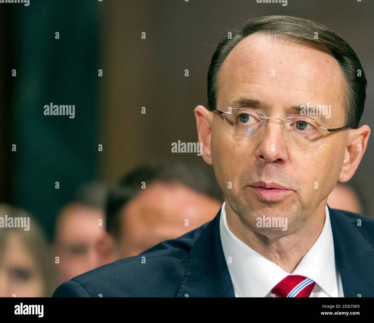 Le procureur du district du Maryland, Rod J. Rosenstein, présente son ...