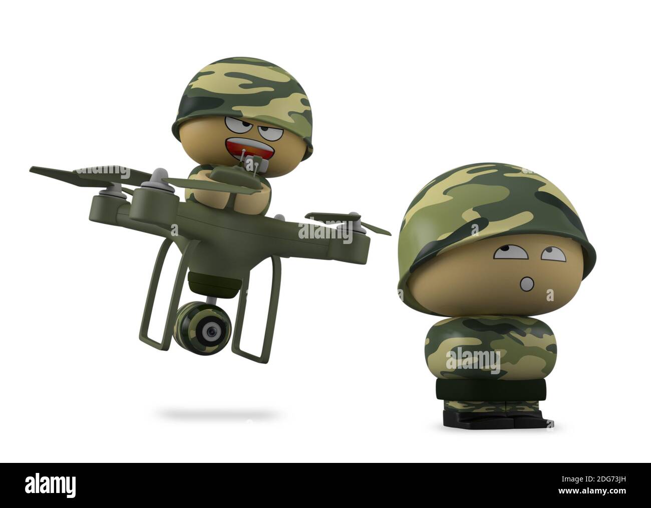 Funny drone Banque d'images détourées - Alamy