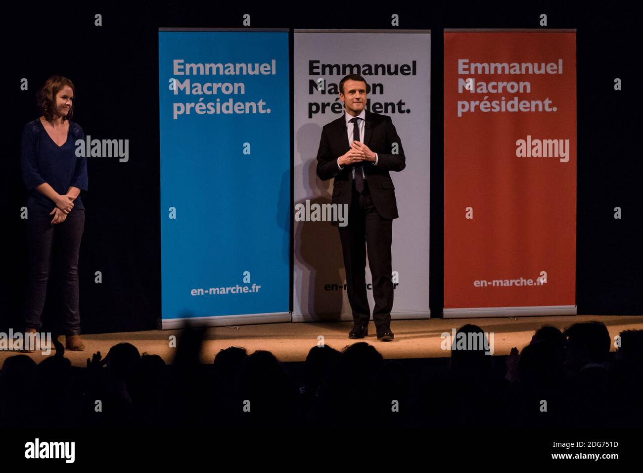 Emmanuel Macron, candidat du mouvement 'en Marche' pour la prochaine ...