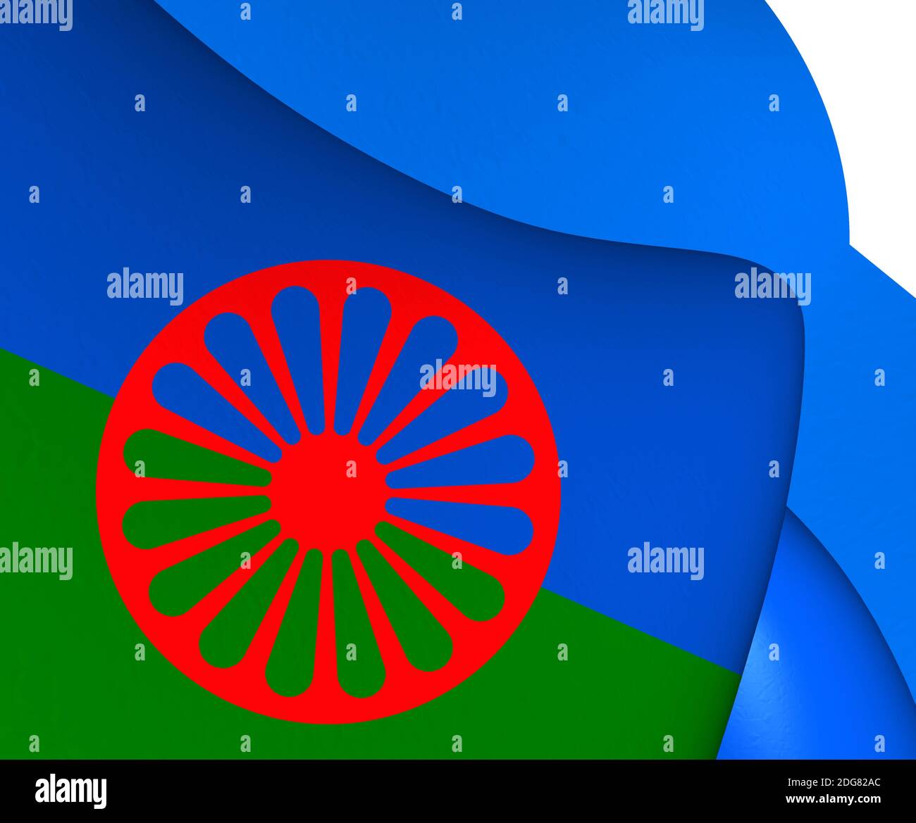 Drapeau Romani Banque d'image et photos - Alamy