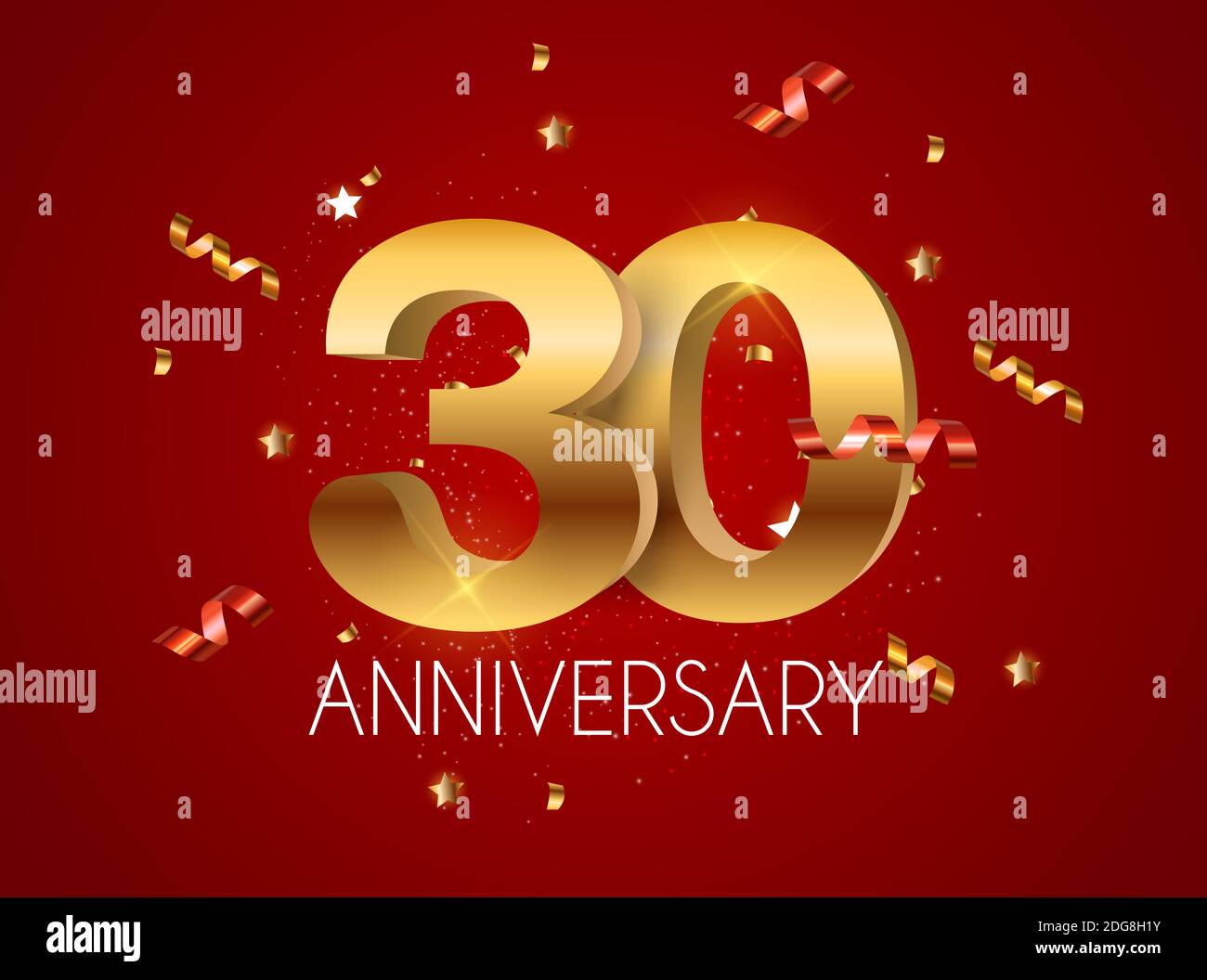 Logo anniversaire 30 Banque de photographies et d’images à haute ...