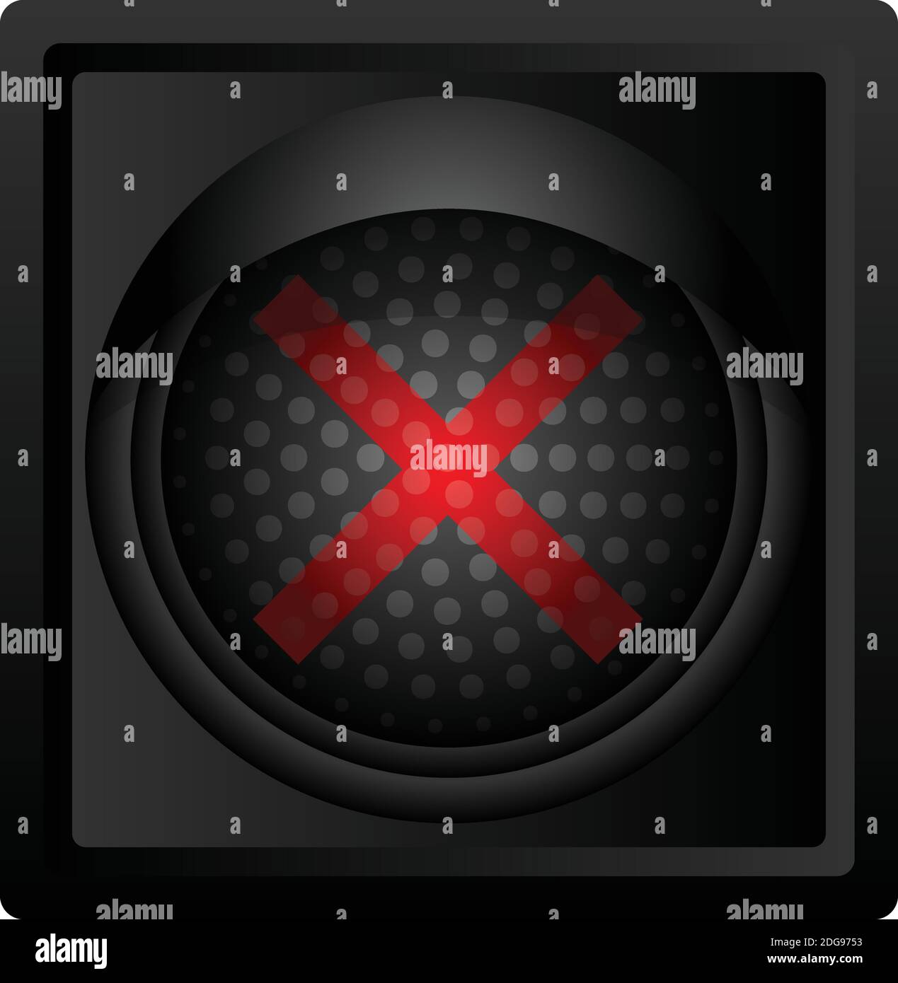 Icône de feux rouges, style de dessin animé Image Vectorielle Stock - Alamy