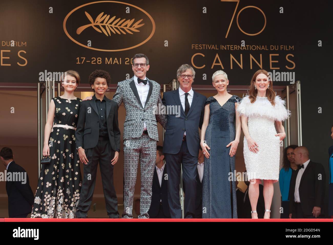 Le réalisateur Todd Haynes, l'acteur Jaden Michael, les actrices Michelle Williams, Julianne ...