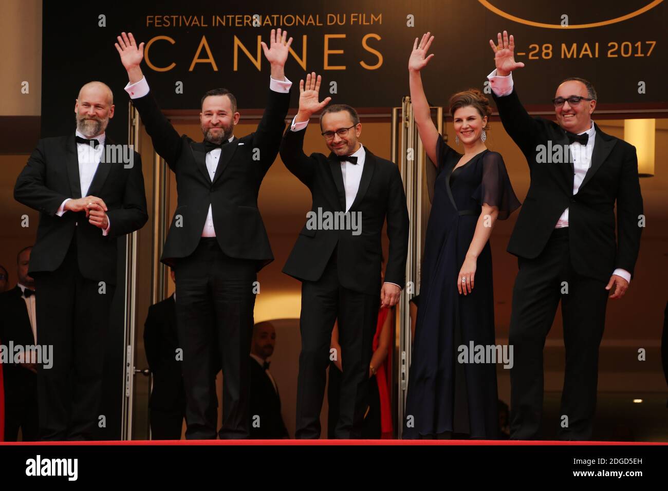 Le cinéaste Mikhail Krichman, l'acteur Alexey Rozin, le réalisateur ...