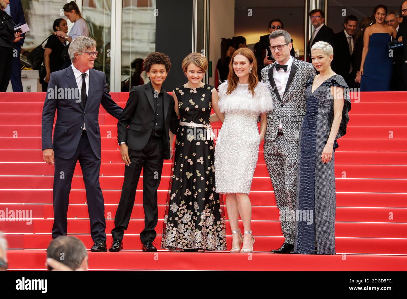 Le réalisateur Todd Haynes, l'acteur Jaden Michael, les actrices Michelle Williams, Julianne ...