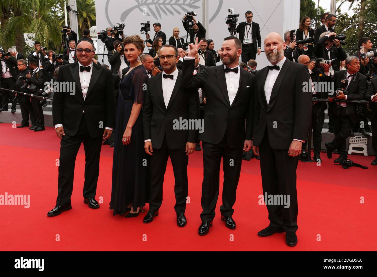 Le cinéaste Mikhail Krichman, l'acteur Alexey Rozin, le réalisateur ...