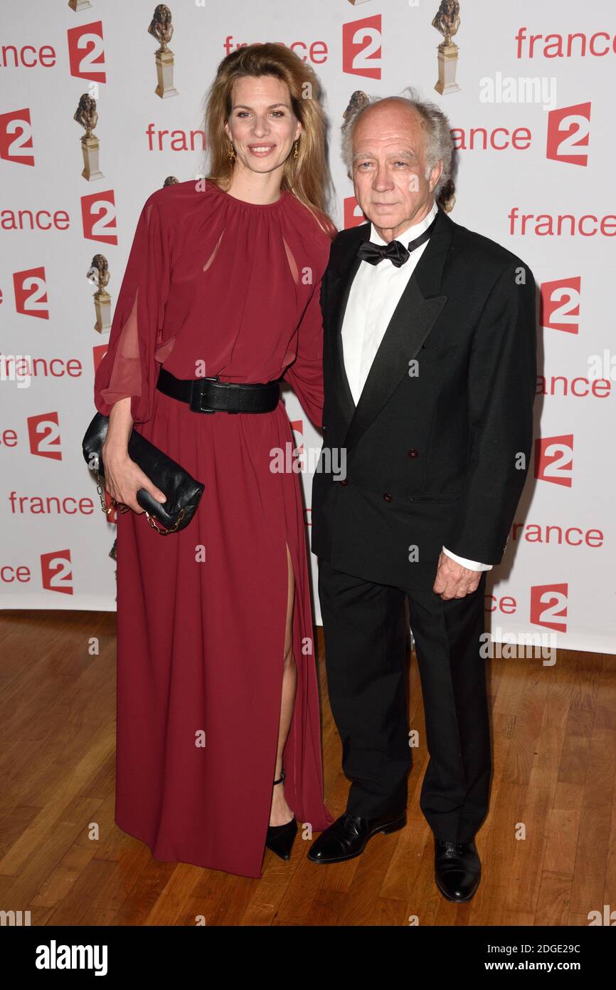 Coralie Audret et son père Daniel Colas assistent à la soirée des ...