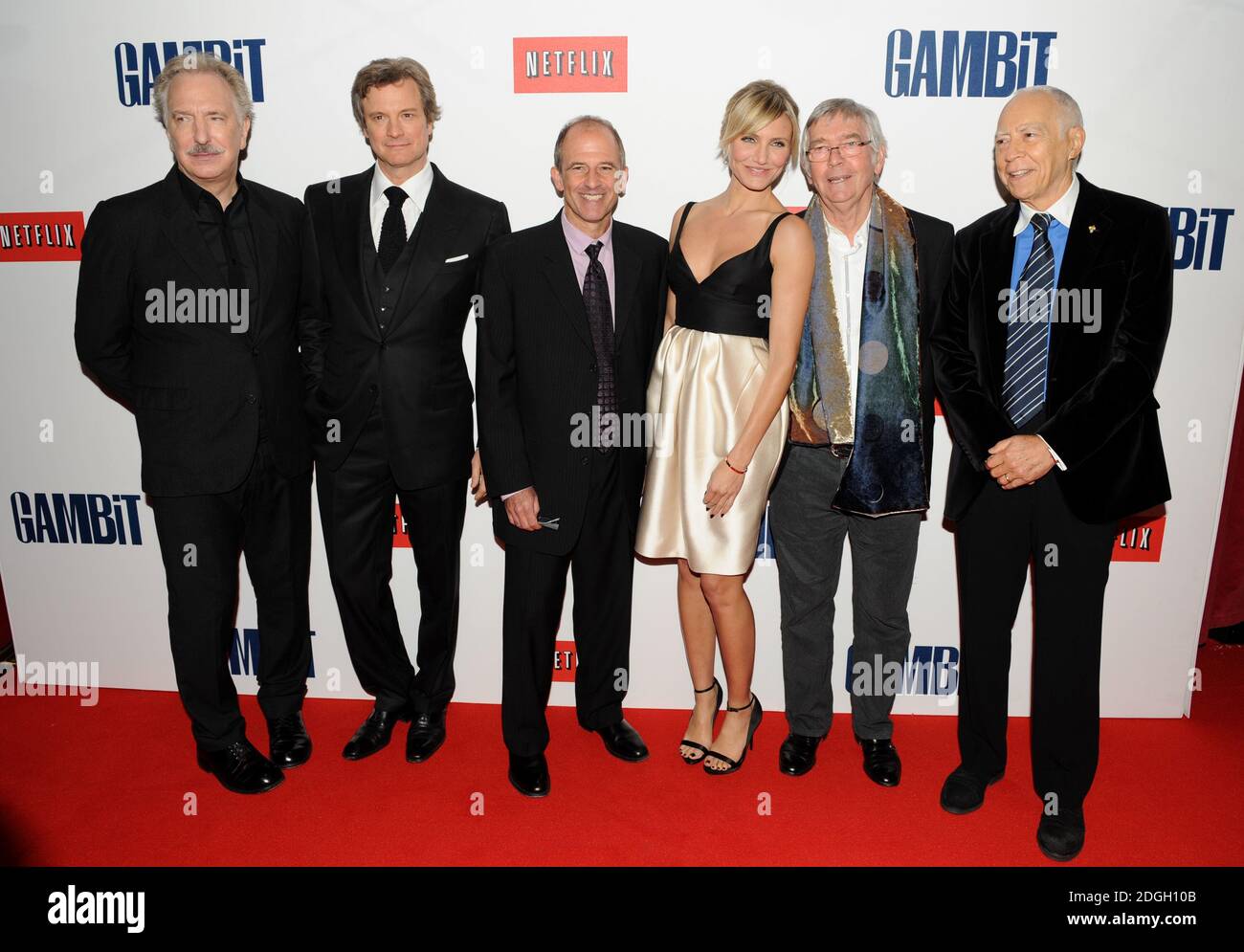 Alan Rickman, Cameron Diaz, Tom Courtenay, Alex Macqueen et Colin Firth ...
