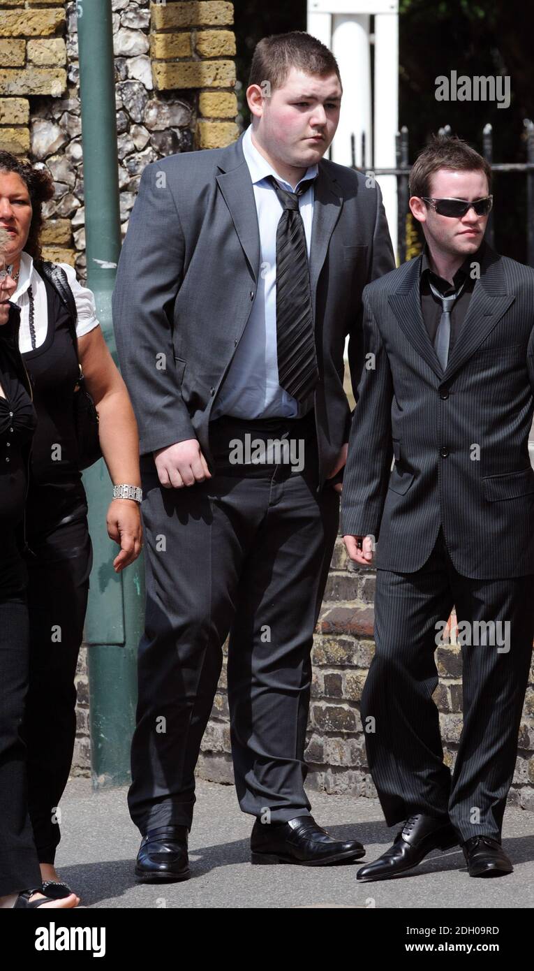Jamie Waylett, acteur de Harry Potter au service commémoratif de Robert ...