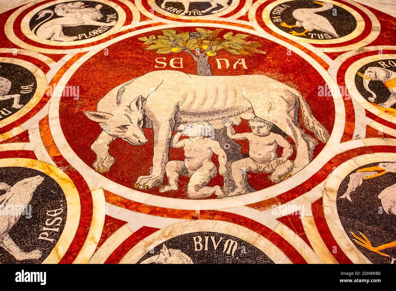 Célèbre mosaïque romaine Banque de photographies et d’images à haute ...