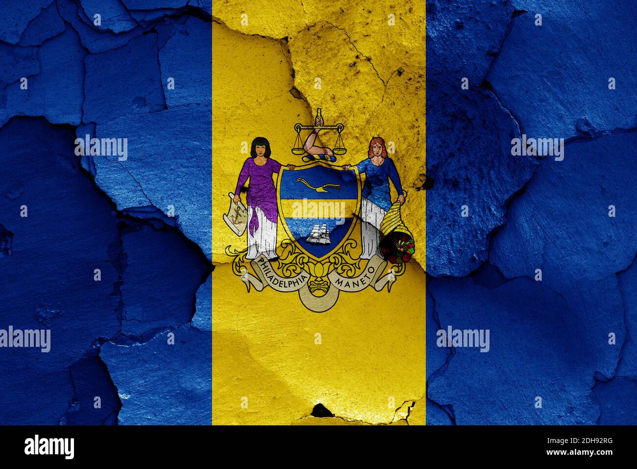 Drapeau de la ville de philadelphie Banque de photographies et d’images ...