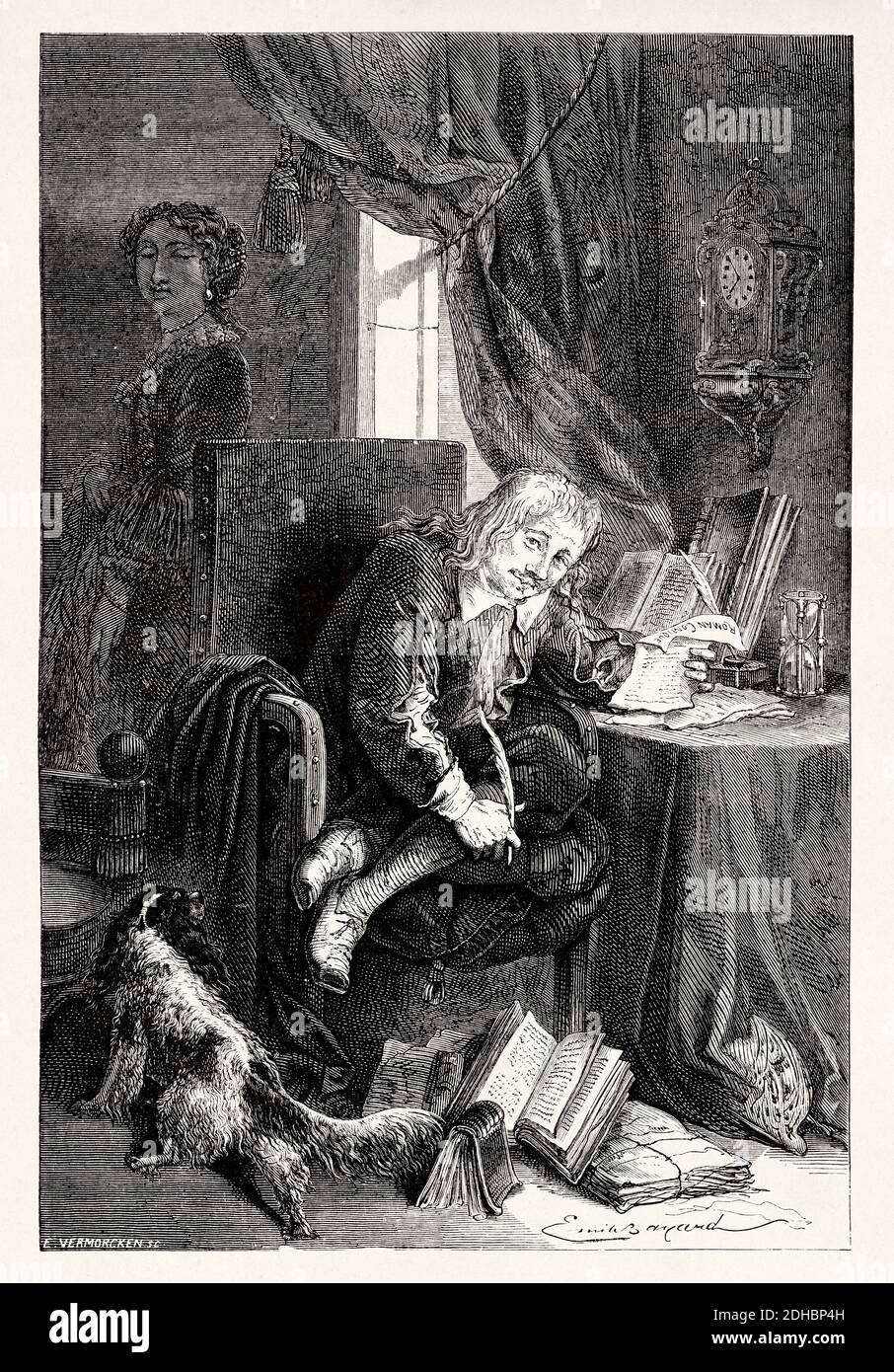 Paul Scarron (1610-1660) écrivain, poète, dramaturge et romancier ...