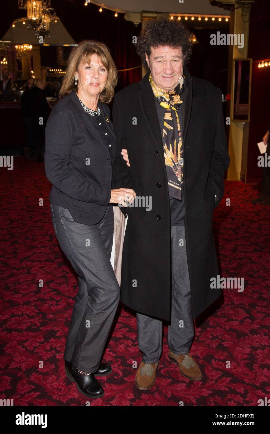 Robert Charlebois et sa femme Laurence assistent à Michel Leeb dans son ...