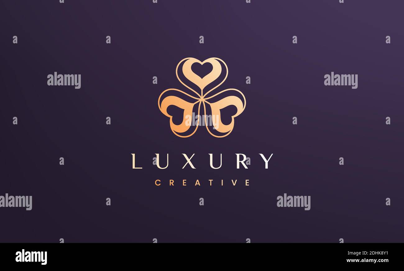 Logo de feuille de trèfle Banque de photographies et d’images à haute ...