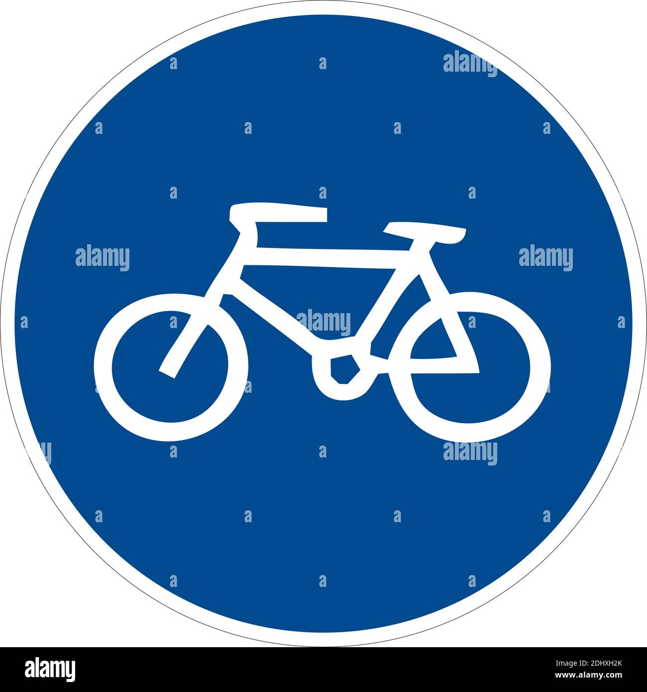 Logo piste cyclable Banque d'images vectorielles - Alamy