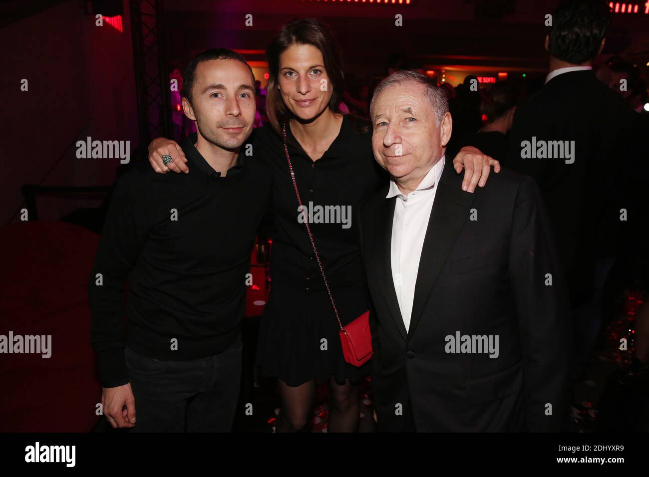 Jean Todt, Nicolas Todt et son épouse assistent après le lancement du E ...