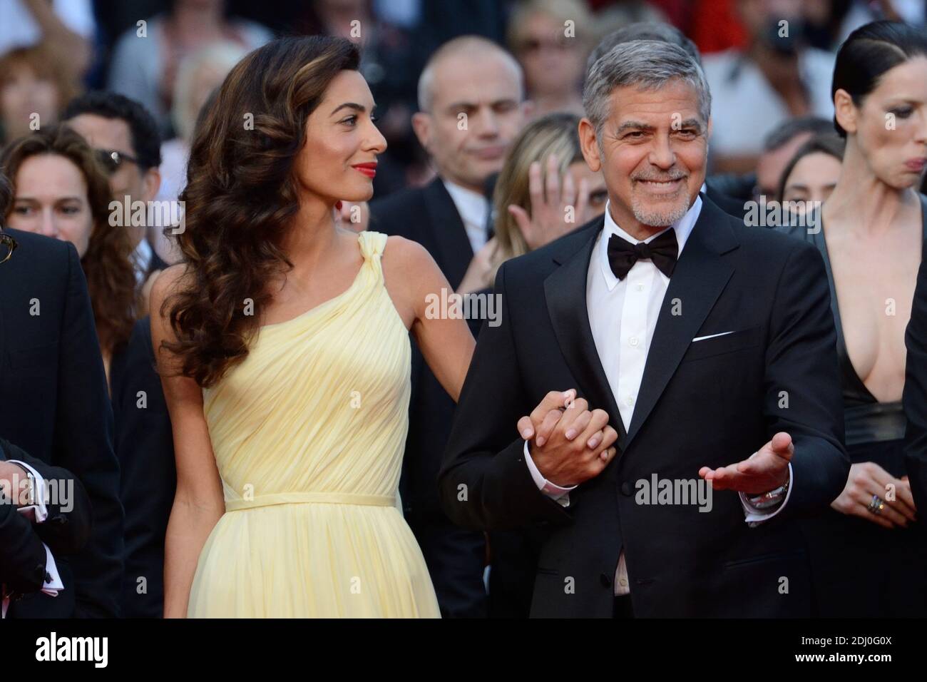 George clooney et sa femme amal clooney Banque de photographies et d ...