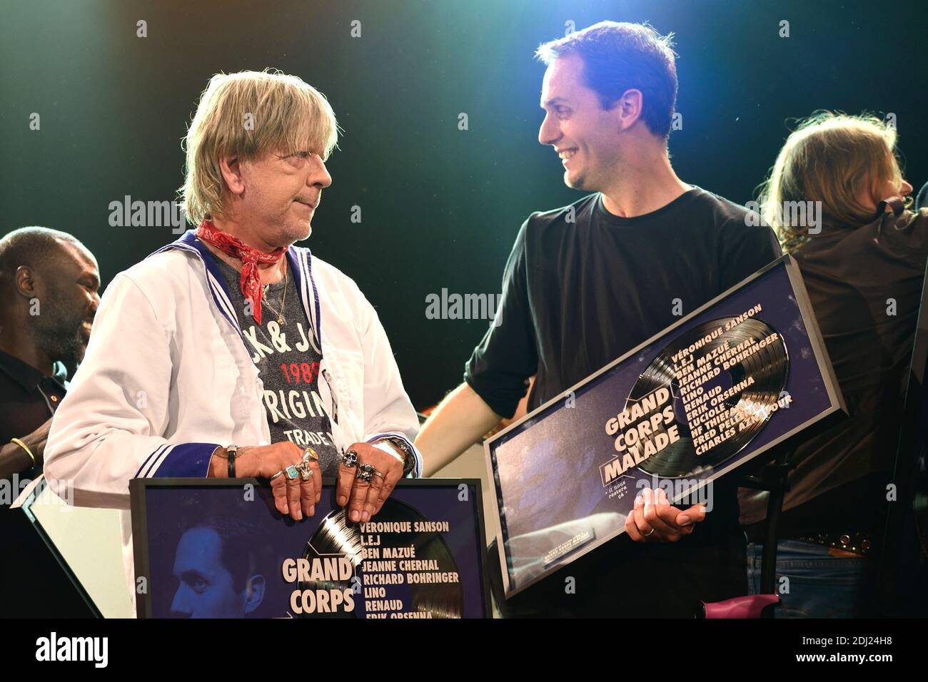 Renaud Sechan Et Grand Corps Malade Fabien Marsaud Participant Au