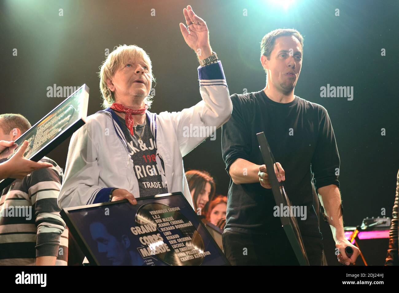 Renaud Sechan Et Grand Corps Malade Fabien Marsaud Participant Au